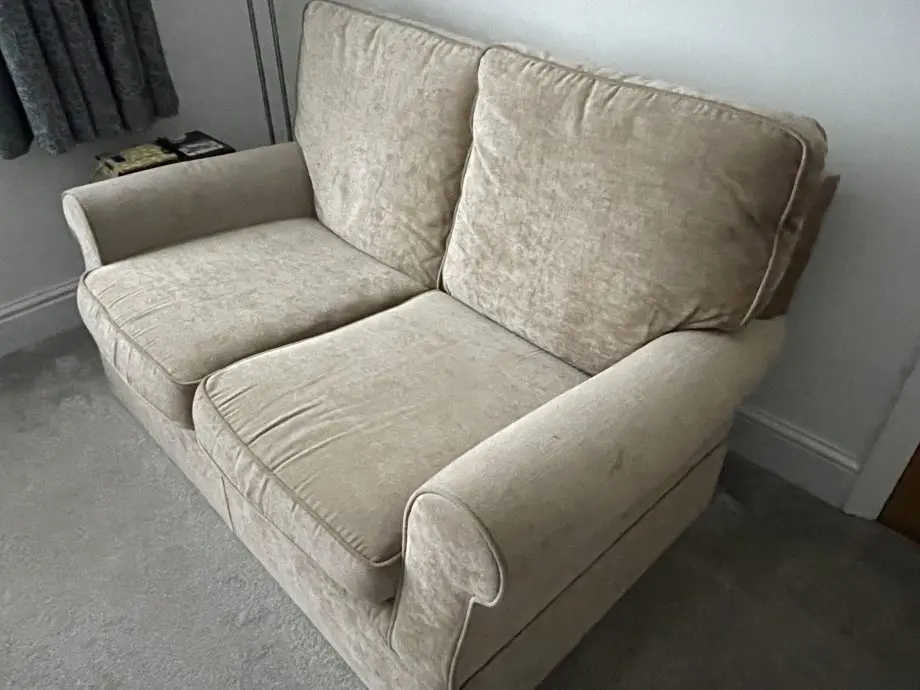 Marks & Spencer Gold 2 seater sofa – Sofalistic | The Sofa Marketplace, buy and sell preloved ...