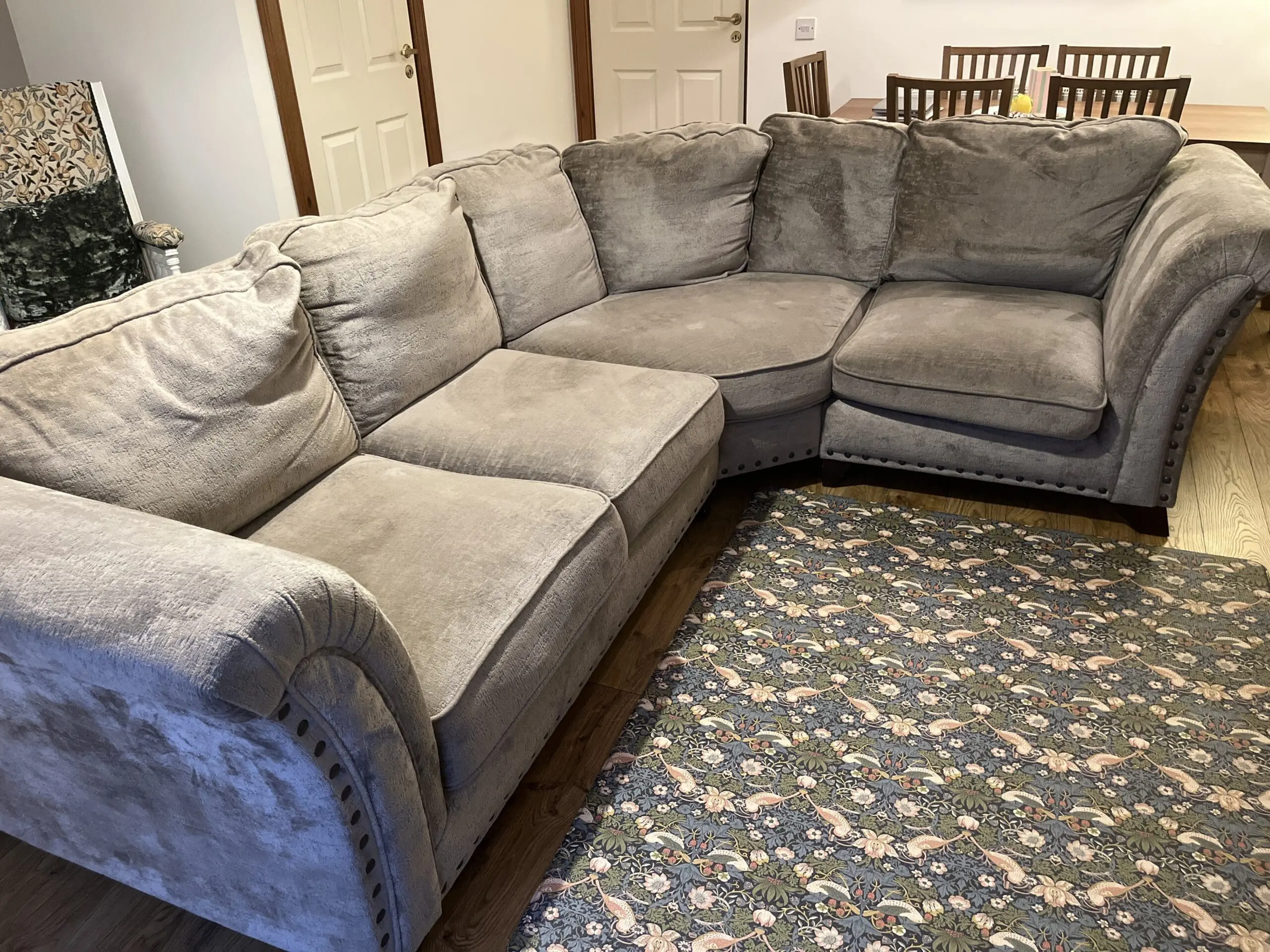 Furniture village holly grey corner sofa Sofalistic The Sofa Marketplace buy and sell preloved sofas nationwide