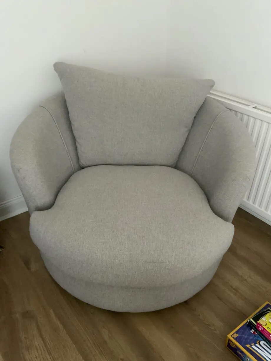 DFS Grey Snuggle Chair – Sofalistic | The Sofa Marketplace, buy and ...