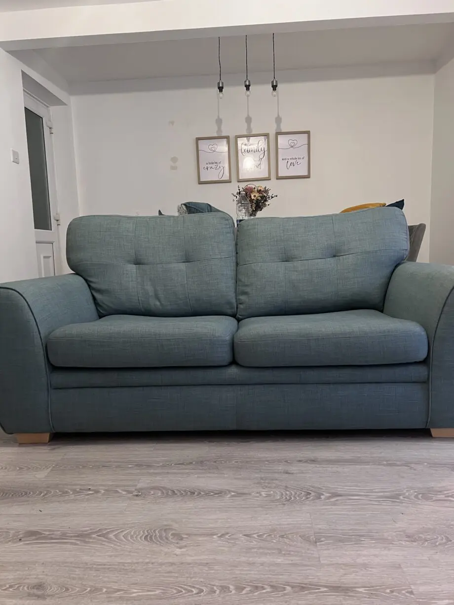 DFS Sofa bed in sky colour – Sofalistic | The Sofa Marketplace, buy and ...