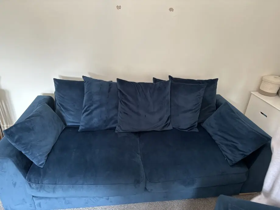 Dfs blue plush sofas – Sofalistic | The Sofa Marketplace, buy and sell ...