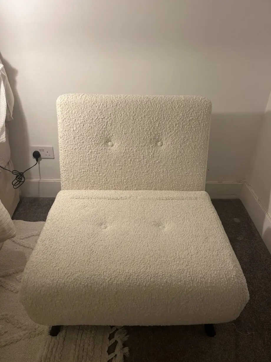 MADE Haru single sofa bed, Faux Sheepskin – Sofalistic | The Sofa ...