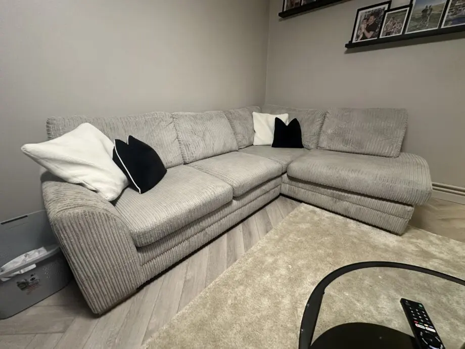 DFS Grey corner/L shape sofa – Sofalistic | The Sofa Marketplace, buy and sell preloved sofas ...