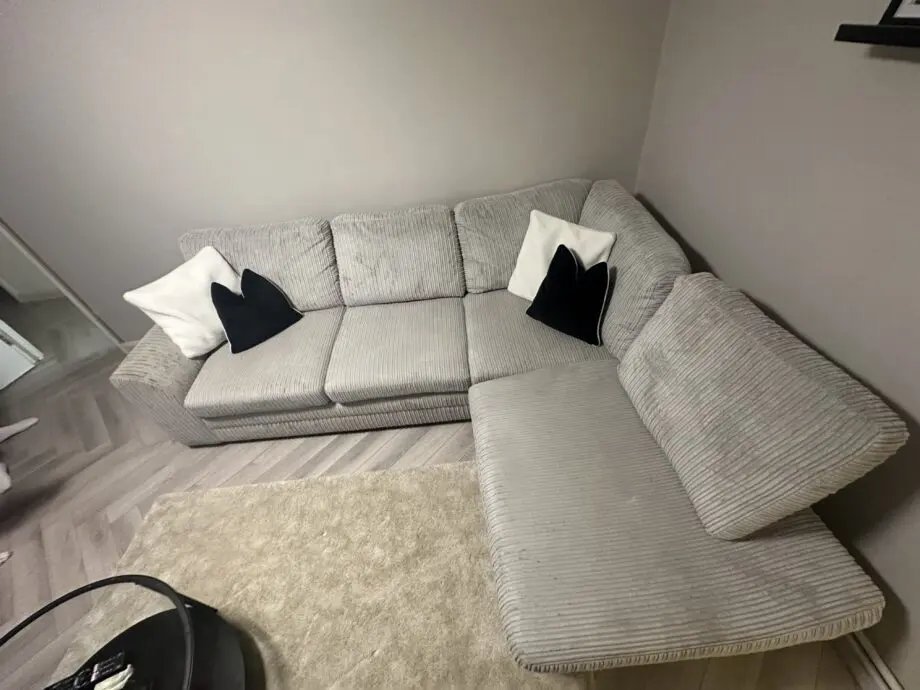 DFS Grey corner/L shape sofa – Sofalistic | The Sofa Marketplace, buy and sell preloved sofas ...
