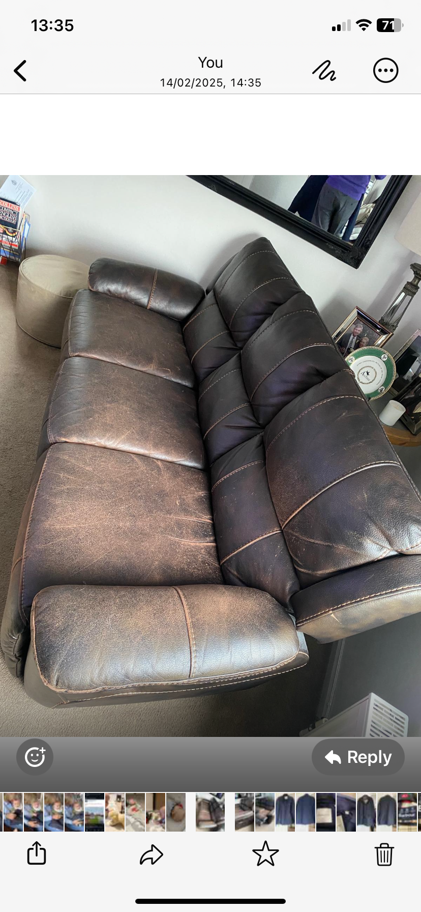 SCS Brown Leather Sofa – Sofalistic | The Sofa Marketplace, buy and sell preloved sofas nationwide