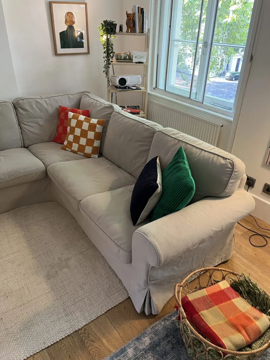 Ikea Light Grey Corner Sofa – Sofalistic | The Sofa Marketplace, buy and sell preloved sofas ...