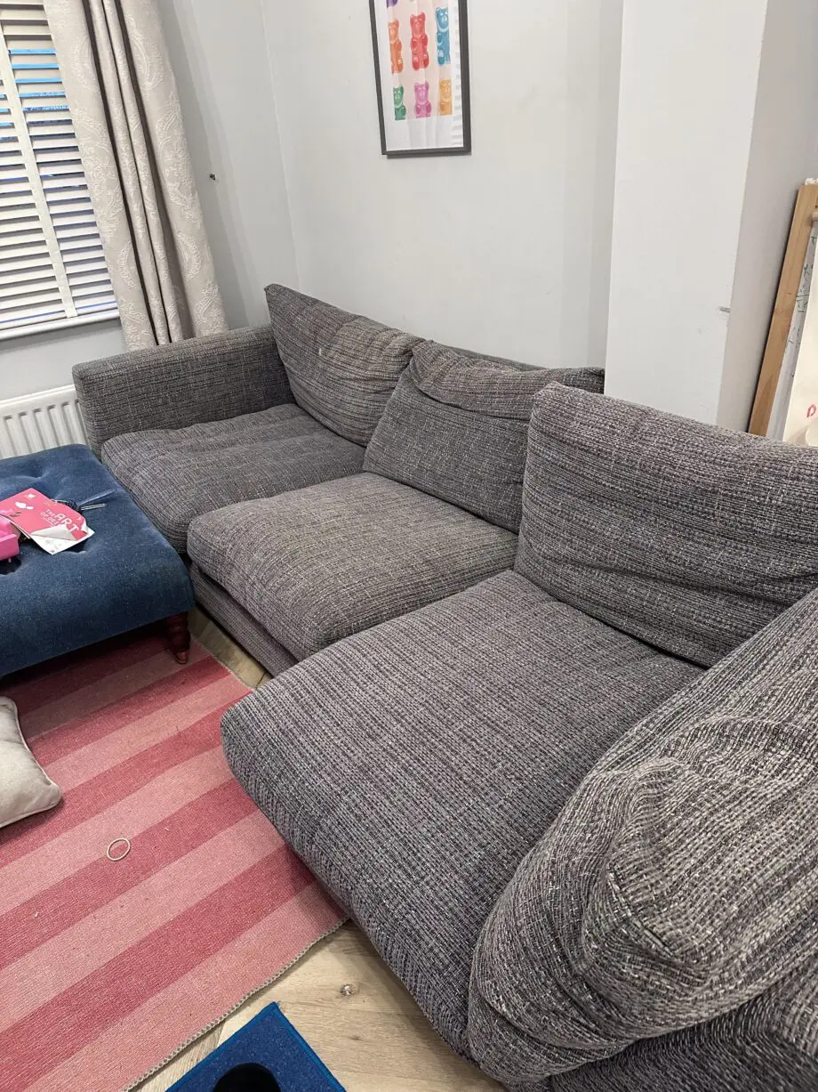 Grey DFS CORNER SOFA – Sofalistic | The Sofa Marketplace, buy and sell ...