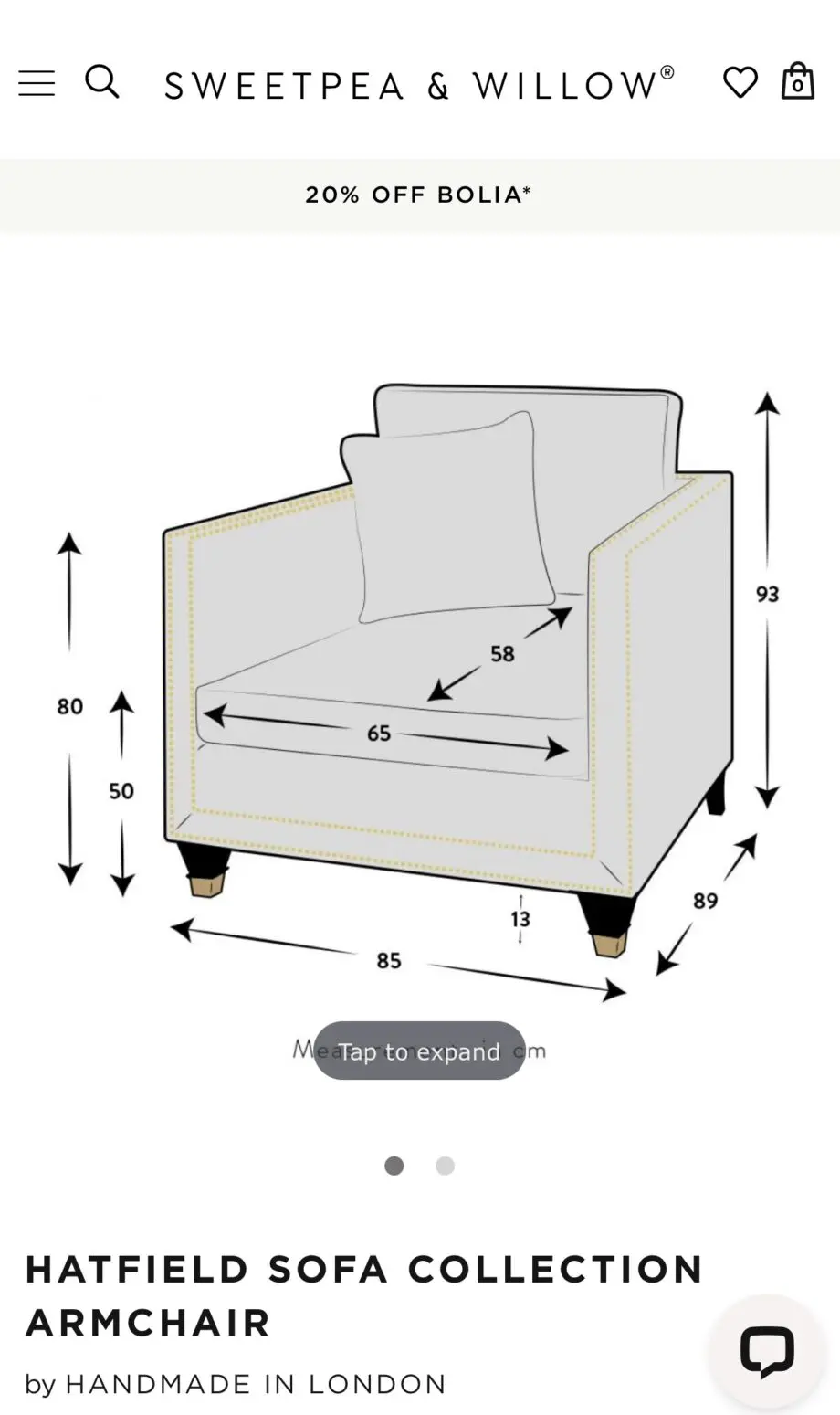 Beautiful Hatfield Sofa Set by Sweetpea & Willow By handmade in London ...