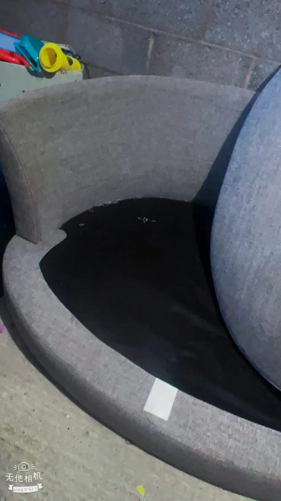 Grey DFS bay window -style sofa with thro pillows – Sofalistic | The ...