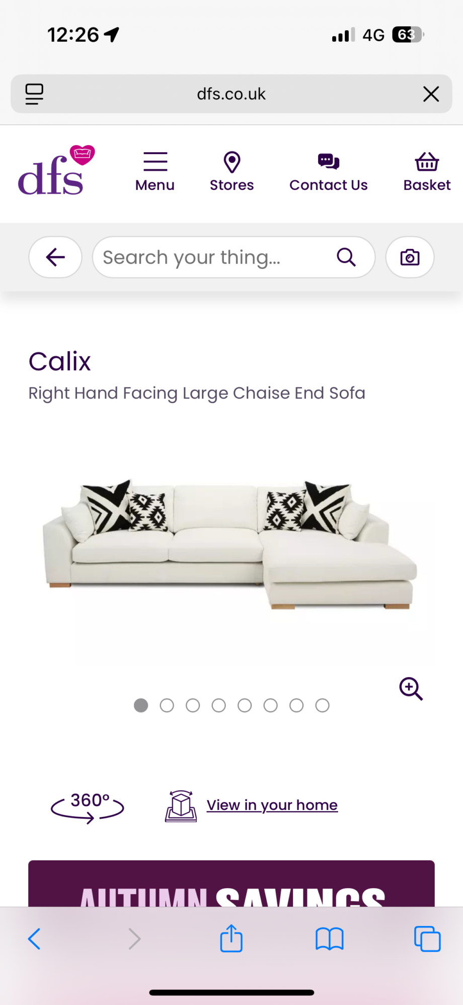 DFS Ivory Boucle Calix – Sofalistic | The Sofa Marketplace, buy and ...