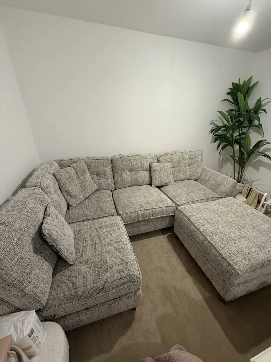 Oak furniture land grey INCA corner sofa – Sofalistic | The Sofa Marketplace, buy and sell ...