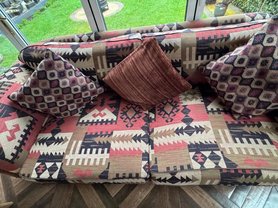 Tetrad Aztec leather/fabric sofa – Sofalistic | The Sofa Marketplace ...