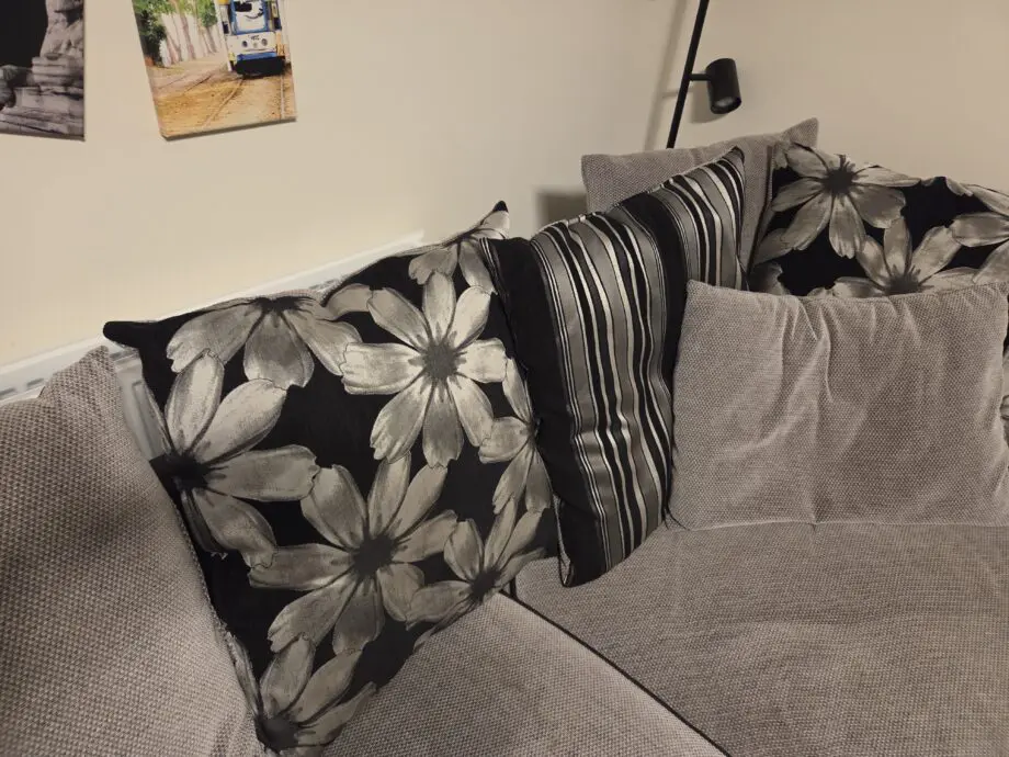 SCS grey Lshaped 5seater sofa – Sofalistic | The Sofa Marketplace, buy ...