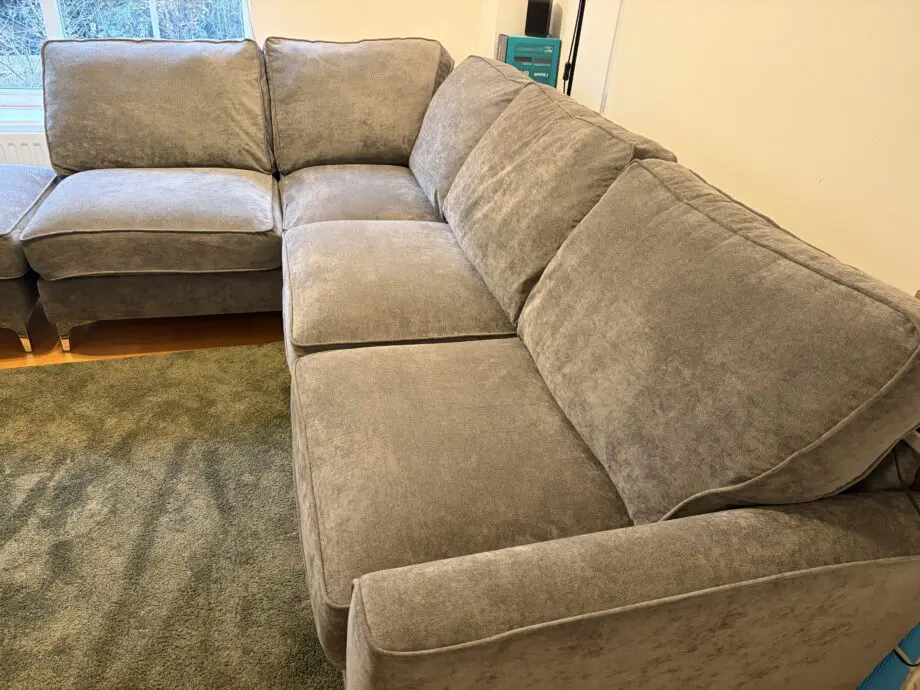 Furniture Village – Kingston Grey, Legend Classic Back Fabric Corner ...