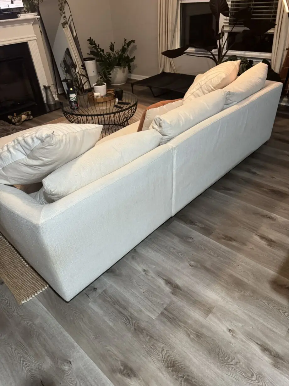 John Lewis Beige L Shape Corner Sofa With Lounge Chaise For Sale ...