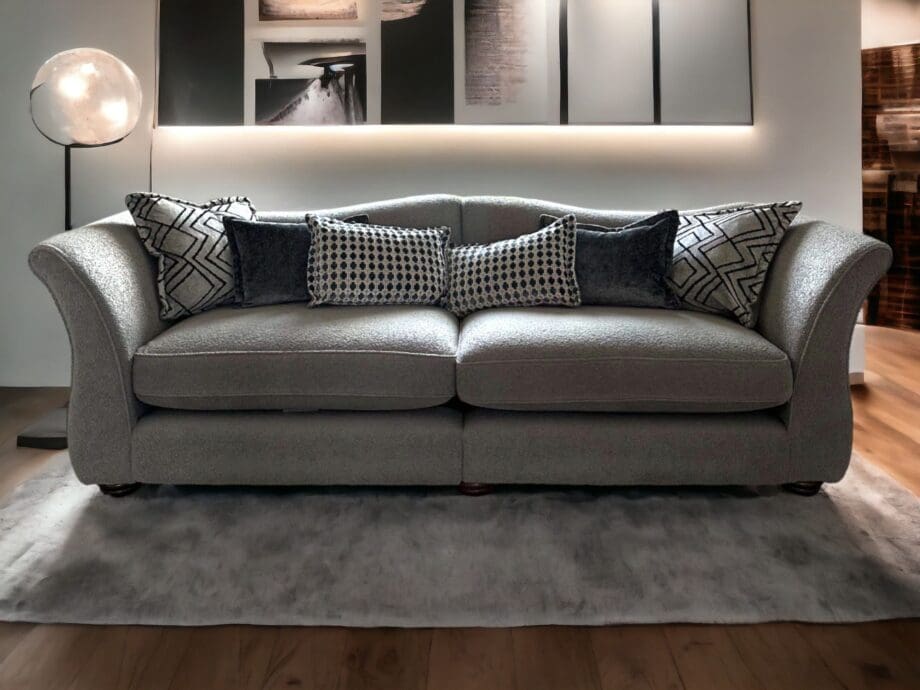 Sofology Grey 4 Seater Sofa and Cuddle Chair Sofalistic The Sofa Marketplace buy and sell preloved sofas nationwide