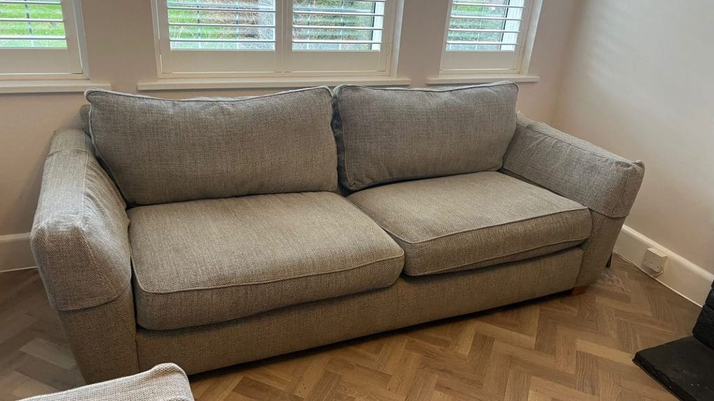 DFS Natural 3 Seater and Snuggle Chair – Sofalistic | The Sofa ...