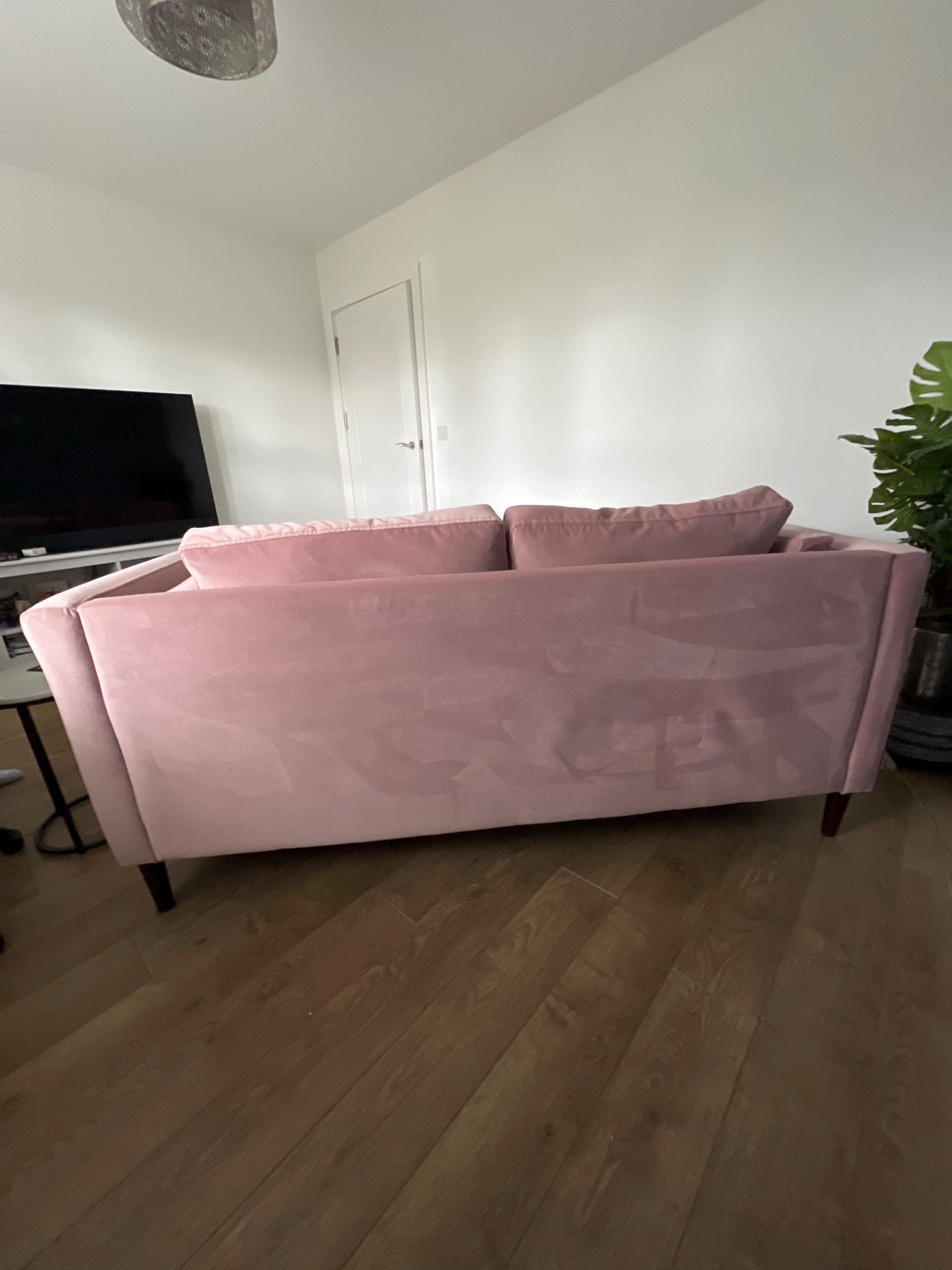 DFS dusty pink 2 seater sofa – Sofalistic | The Sofa Marketplace, buy ...