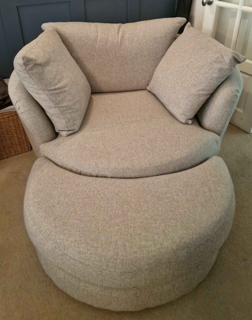 Dfs half moon footstool store