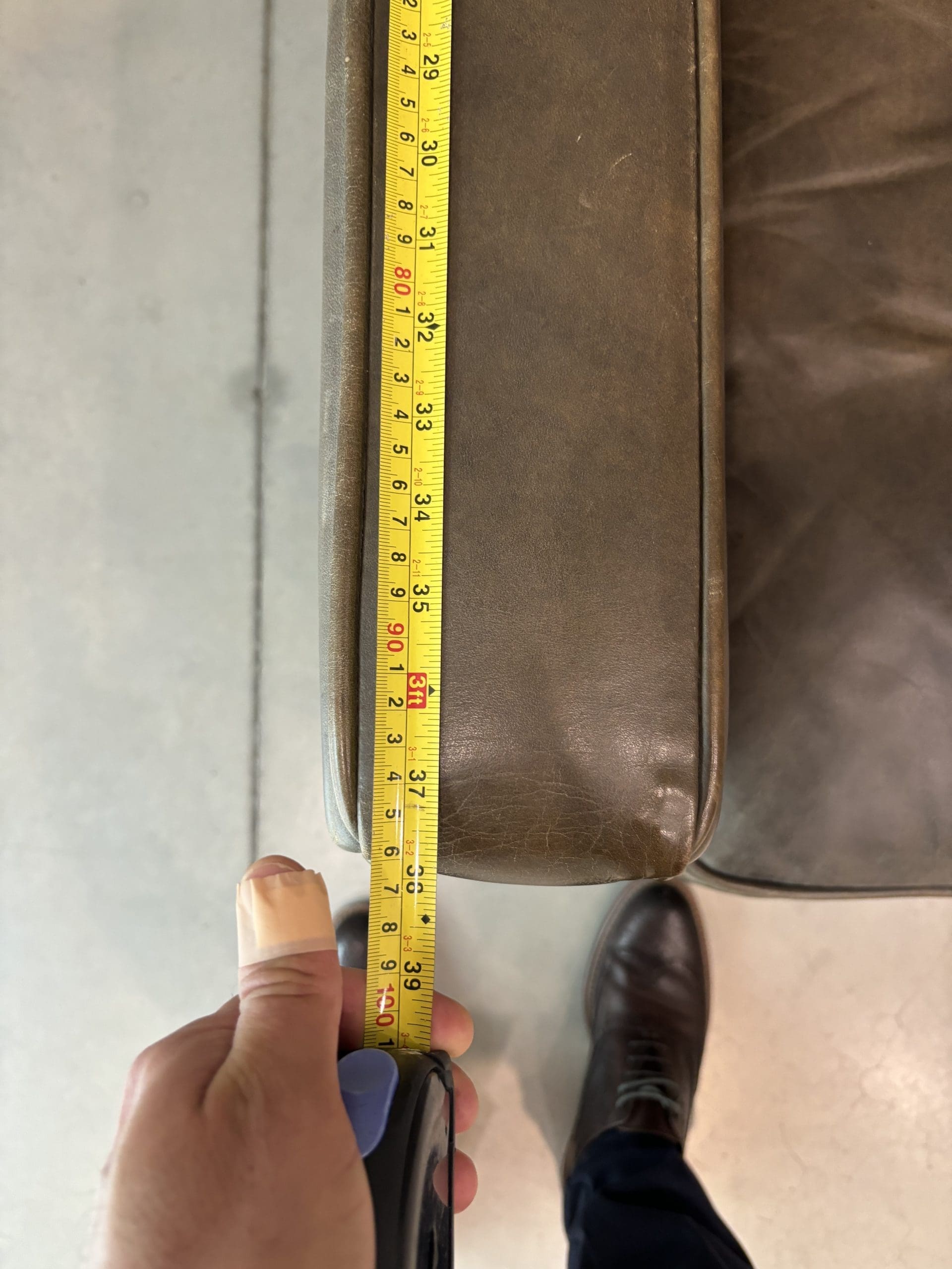 Timothy Oulton – Viscount William Large Brown Leather Sofa – Sofalistic ...