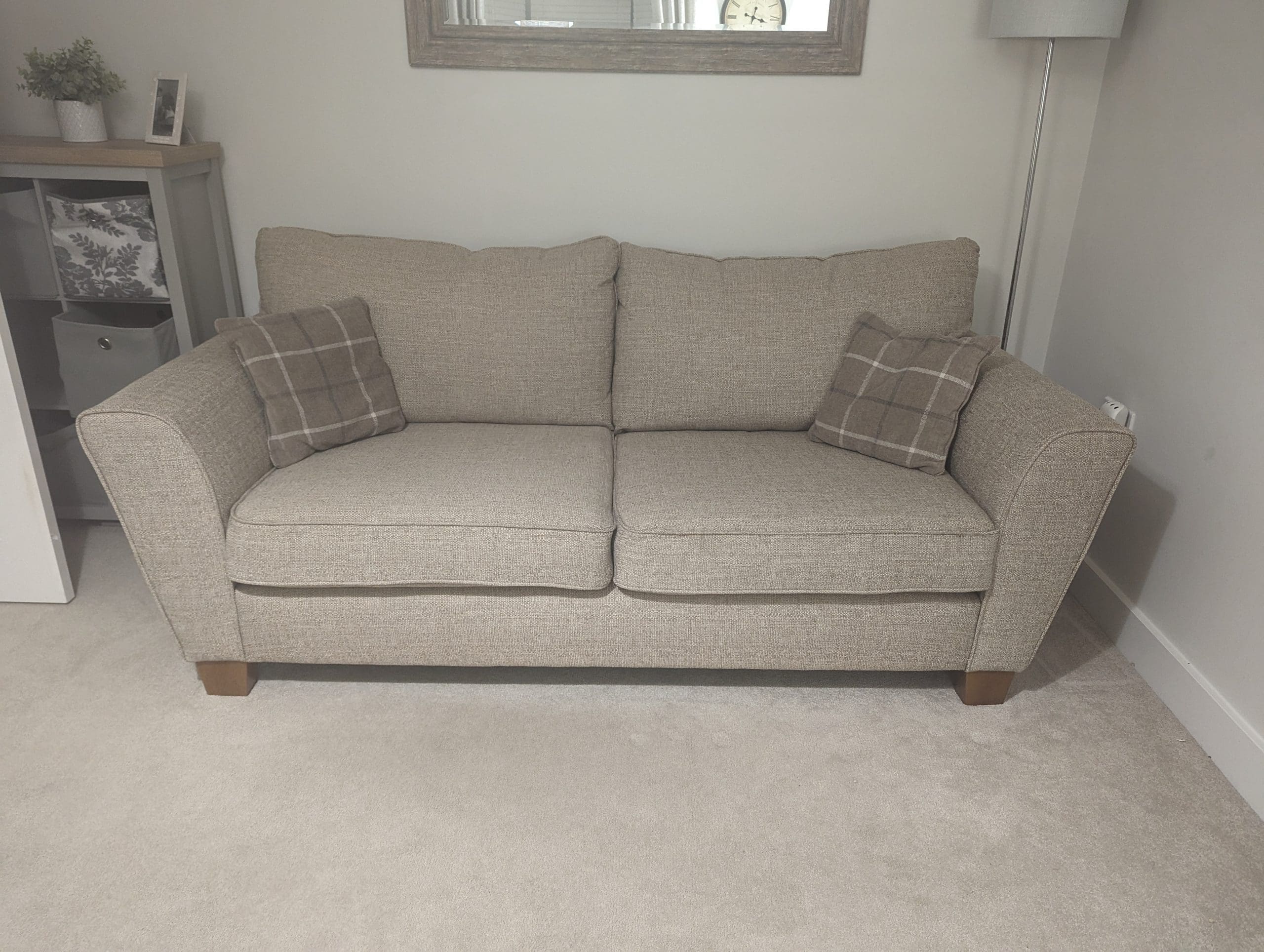 SCS Theo Fabric Beige 3 Seater Sofa Sofalistic The Sofa Marketplace buy and sell preloved sofas nationwide