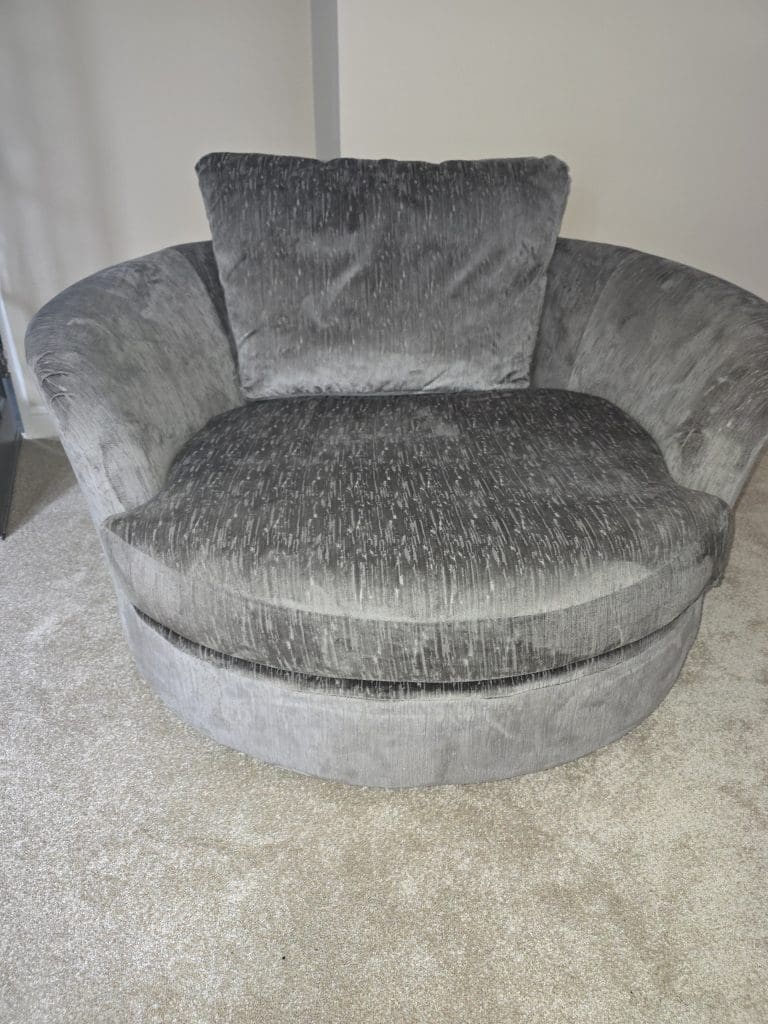 Grey 2 seater cuddle chair – Sofalistic | The Sofa Marketplace, buy and ...