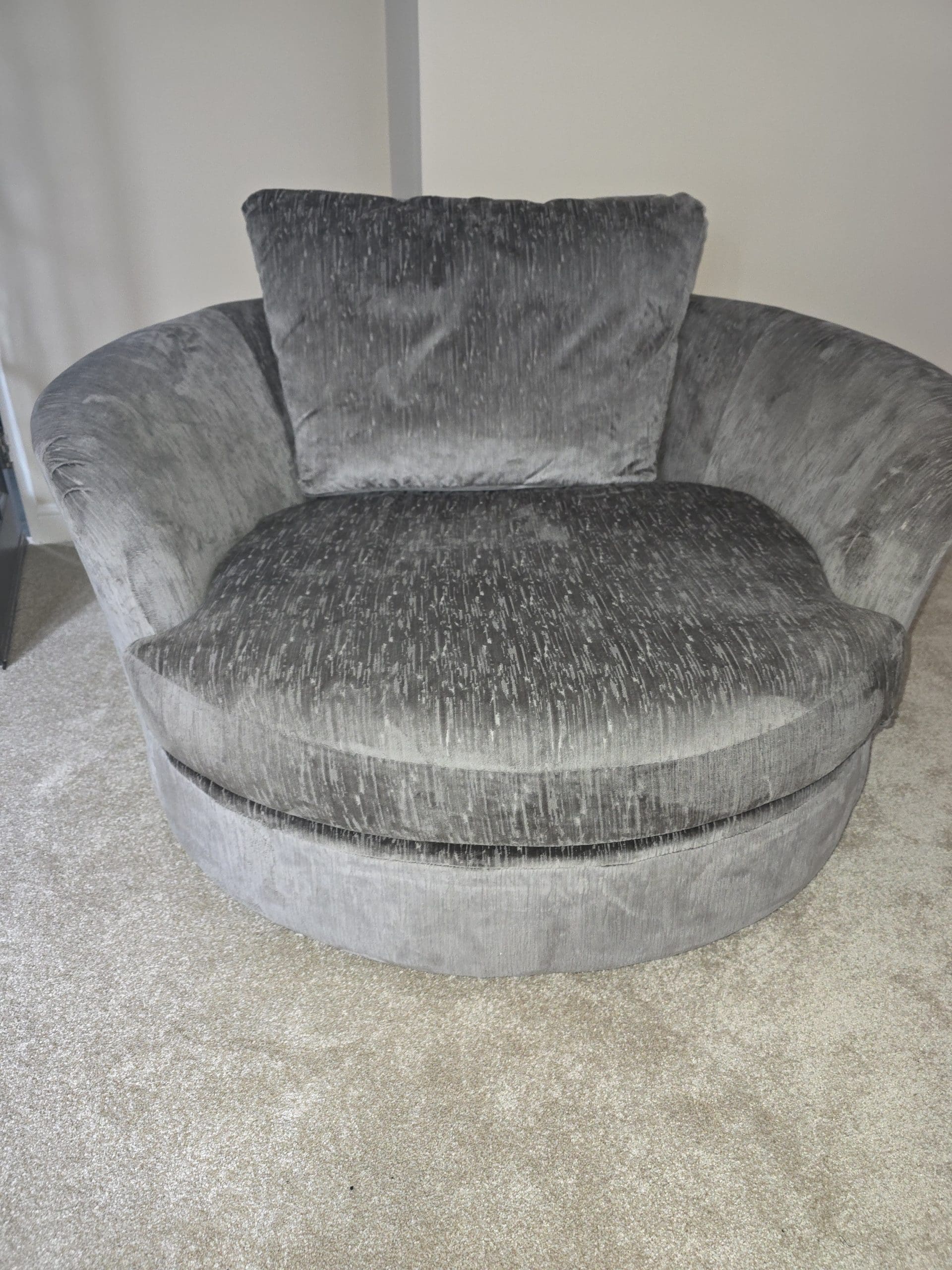 Grey 2 seater cuddle chair – Sofalistic | The Sofa Marketplace, buy and ...