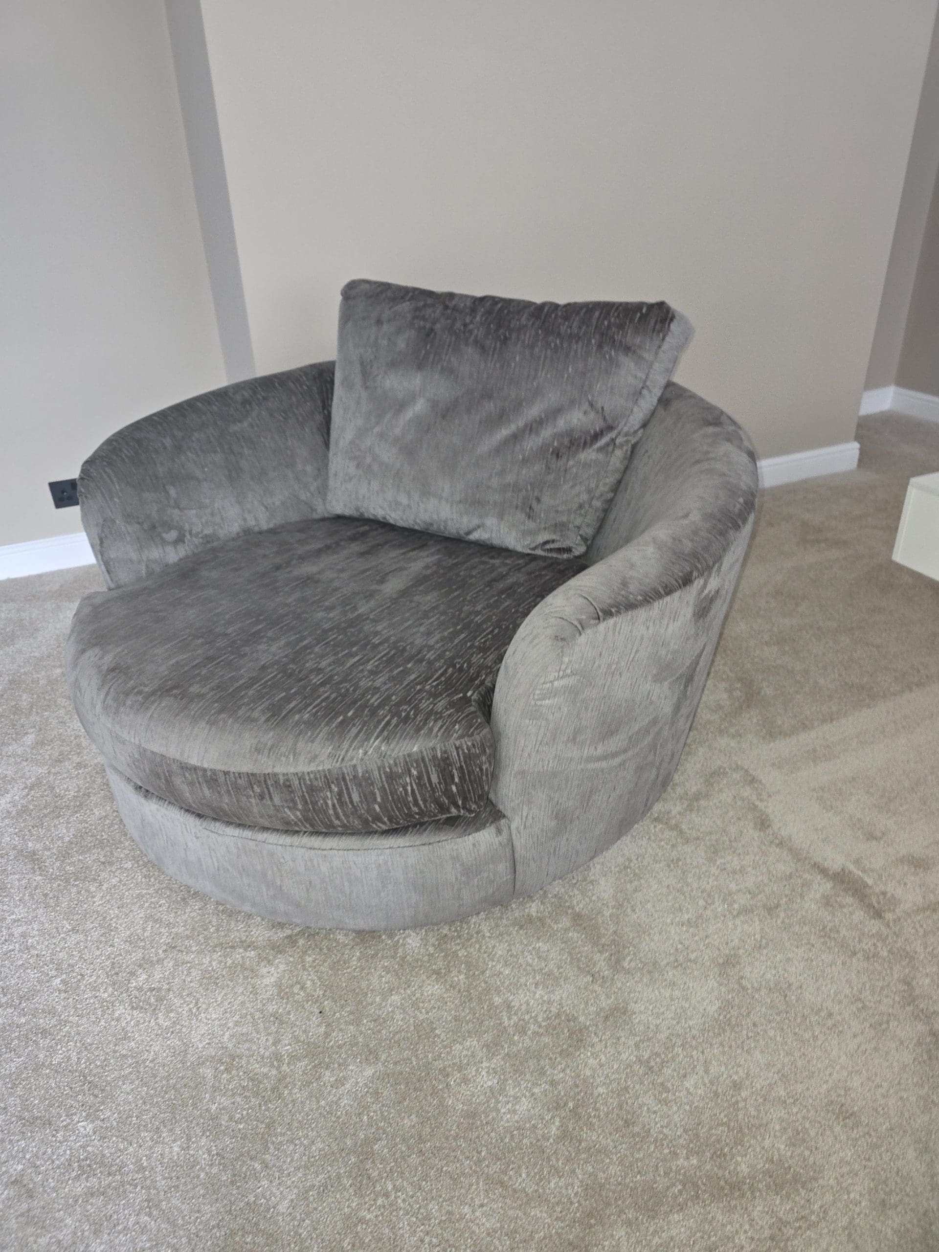 Grey 2 seater cuddle chair – Sofalistic | The Sofa Marketplace, buy and ...