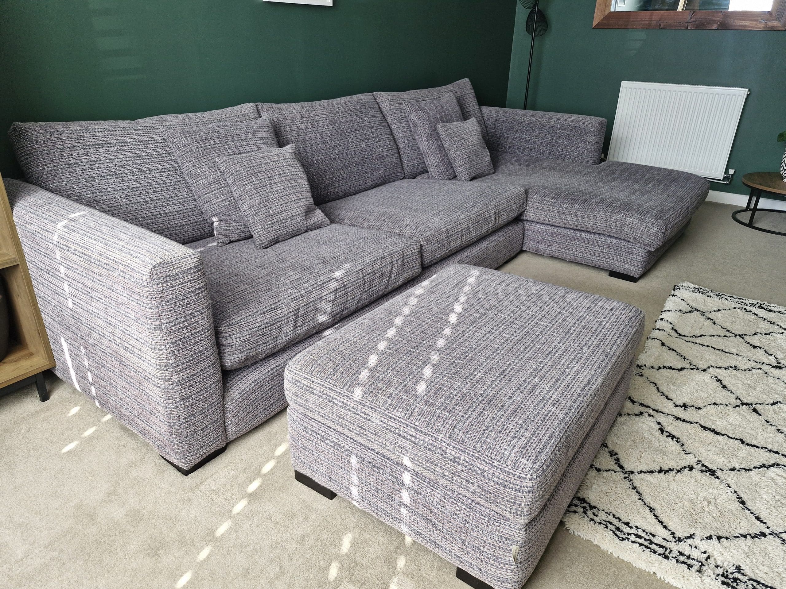 Sofa Workshop Dillon Grey Right Hand Chaise Sofa – Sofalistic | The ...