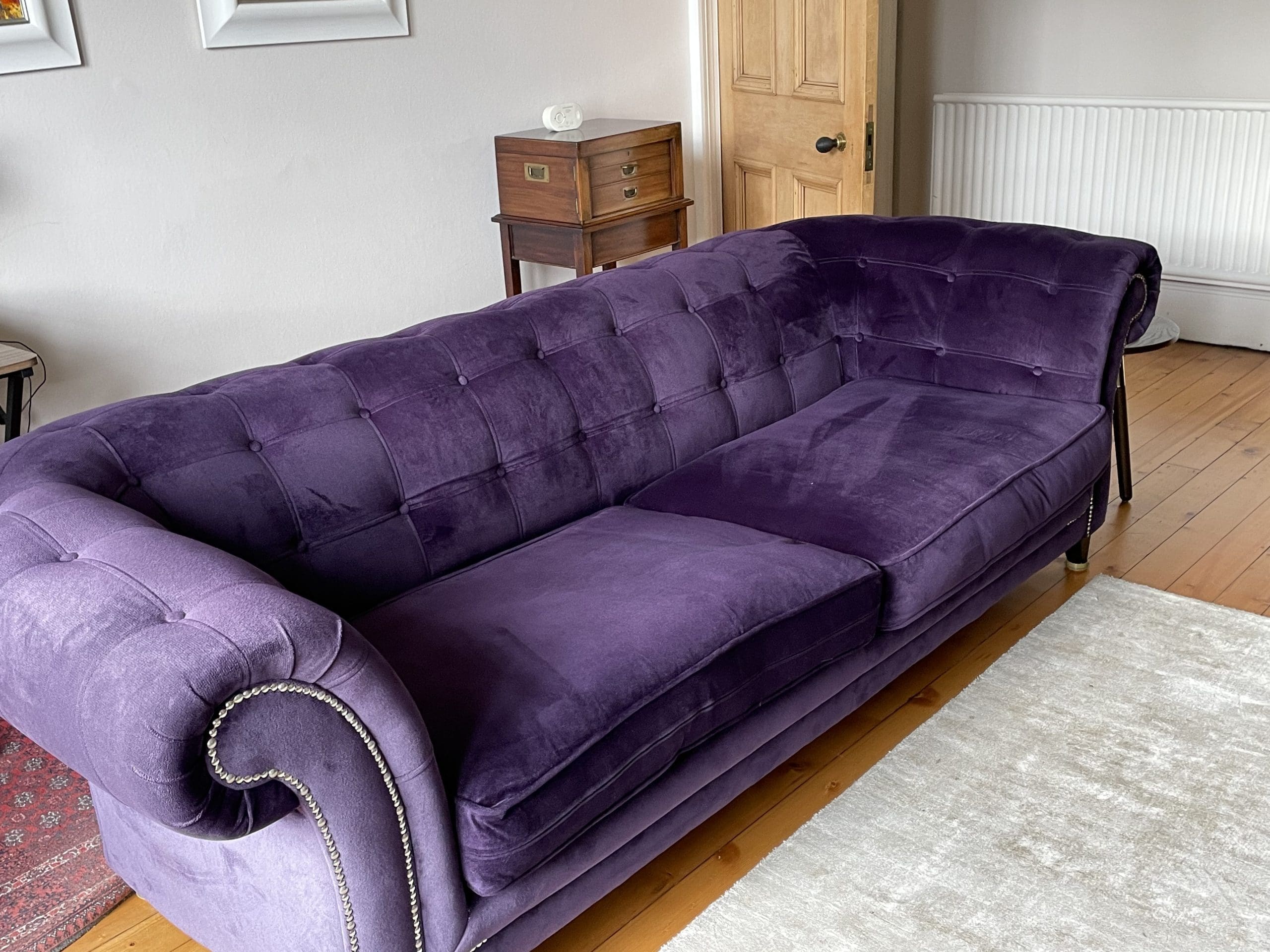 Purple sofas for sale store