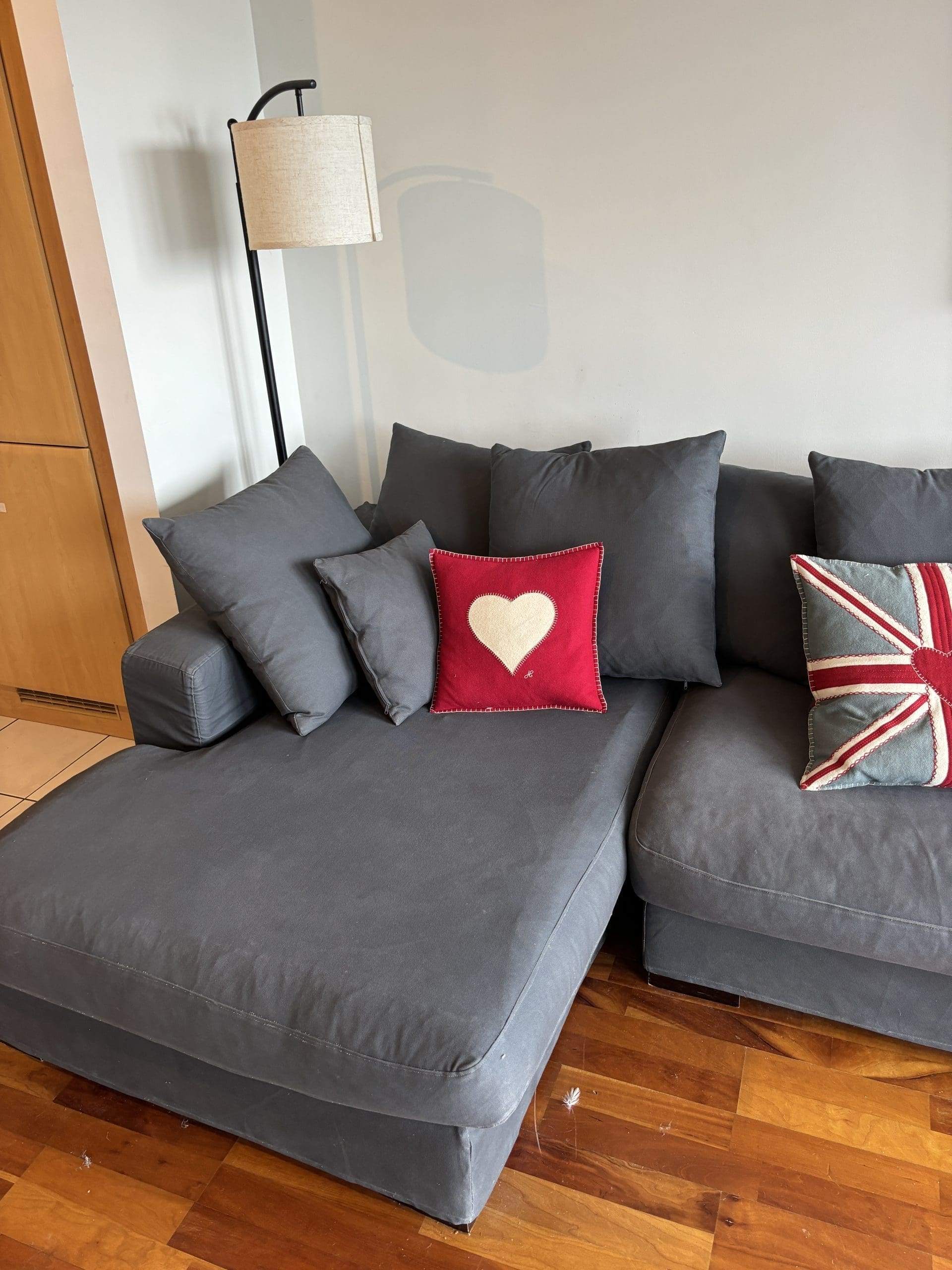Maisons du Monde Very Large Sectional Sofa in Dark Grey Navy Sofalistic The Sofa Marketplace buy and sell preloved sofas nationwide