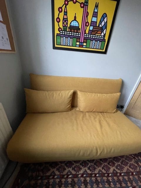 Maison Du Monde Sofa Futon Mustard