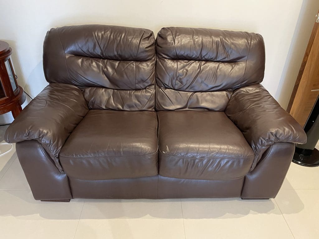 DFS 2 seater pure leather sofa – Sofalistic | The Sofa Marketplace, buy ...
