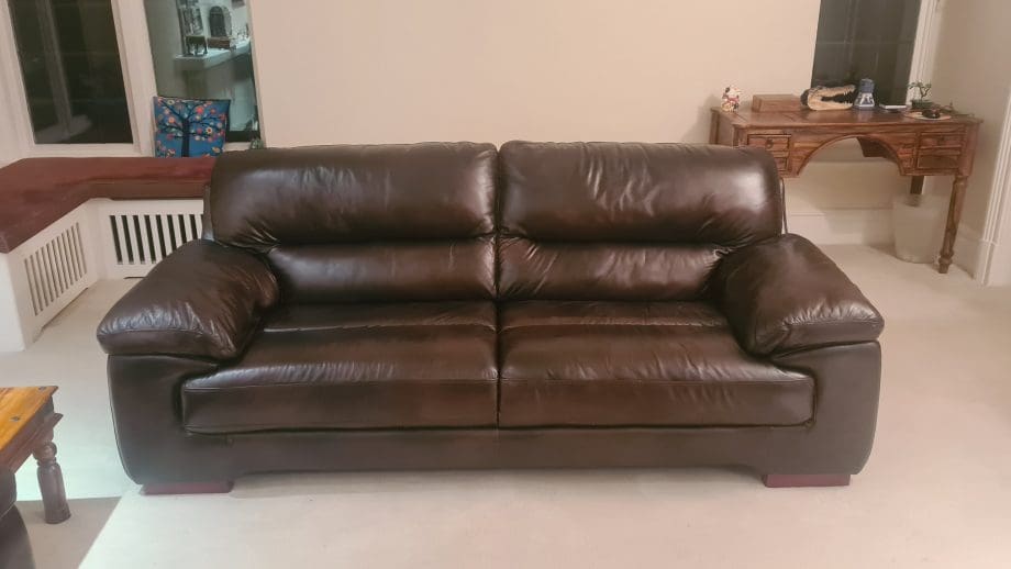 Buy used leather sofa store