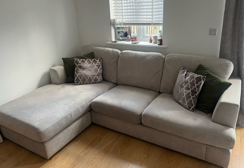 DFS FREYA Griege Fabric 3 Piece Sofa Set – Sofalistic | The Sofa ...