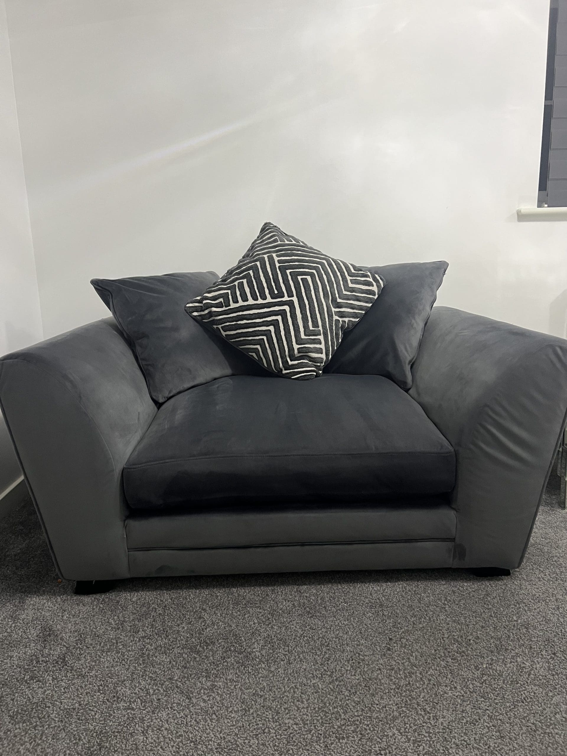 DFS Emelda Corner Sofa + Cuddler – Sofalistic | The Sofa Marketplace, buy and sell preloved ...