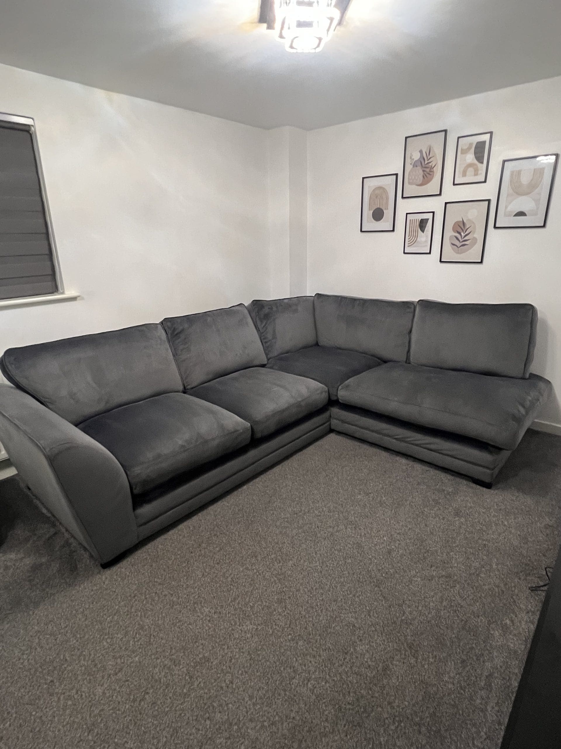 DFS Emelda Corner Sofa + Cuddler – Sofalistic | The Sofa Marketplace, buy and sell preloved ...