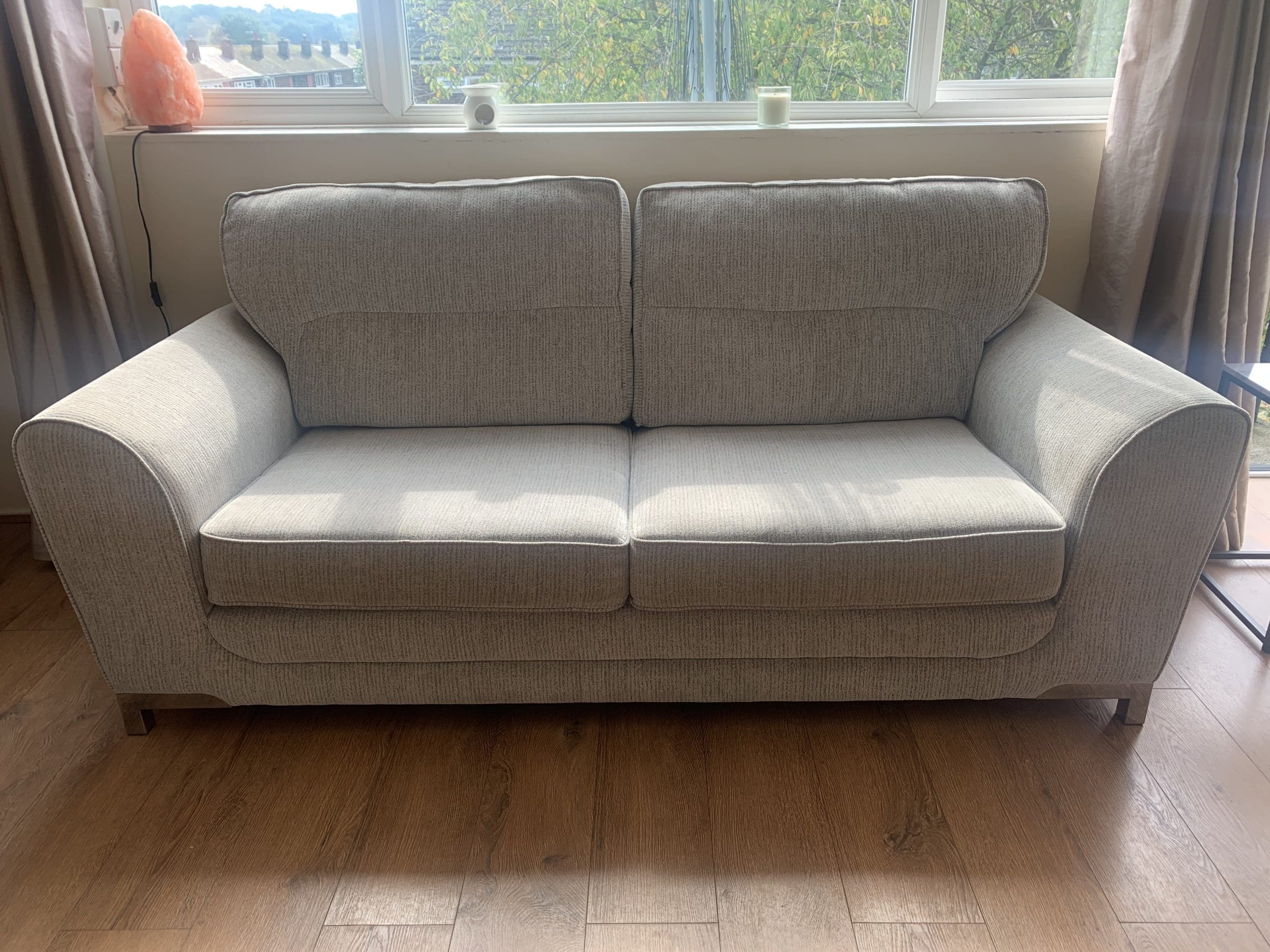 DFS Nikki Range Light Grey 3 and 2 seater sofas Sofalistic The Sofa Marketplace buy and sell preloved sofas nationwide