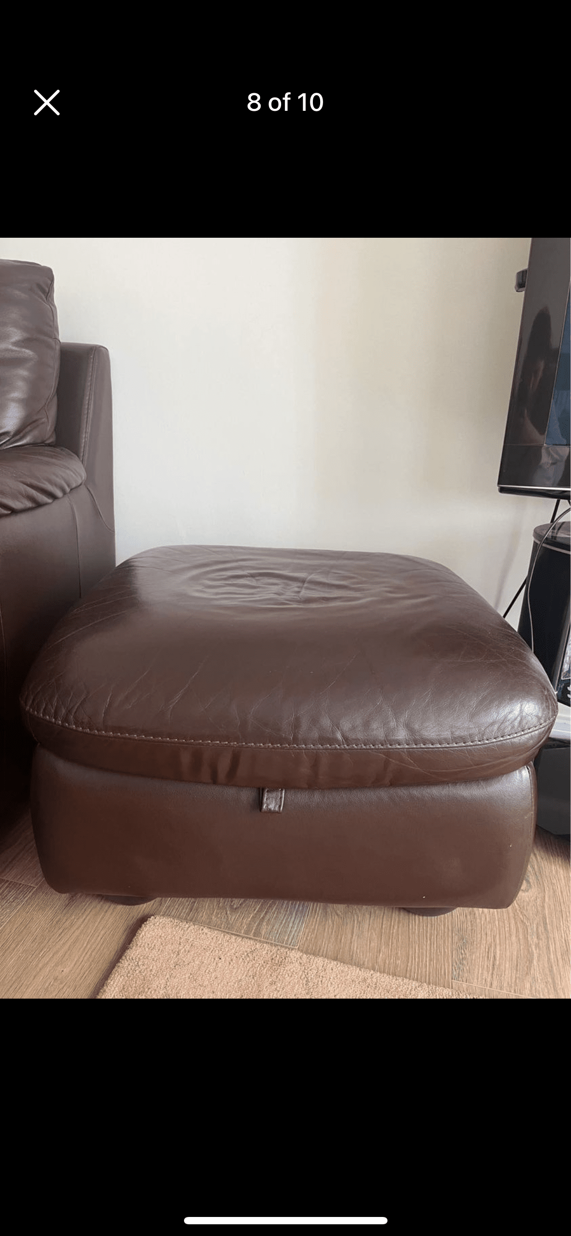 DFS 2 piece brown leather sofa set – Sofalistic | The Sofa Marketplace ...