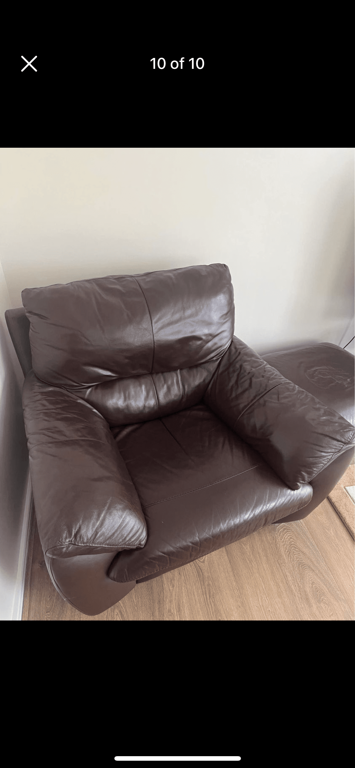 DFS 2 piece brown leather sofa set – Sofalistic | The Sofa Marketplace ...