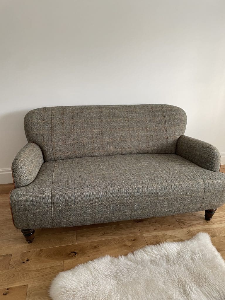 John Lewis 2 seater petite sofa tweed herringbone – Sofalistic | The ...