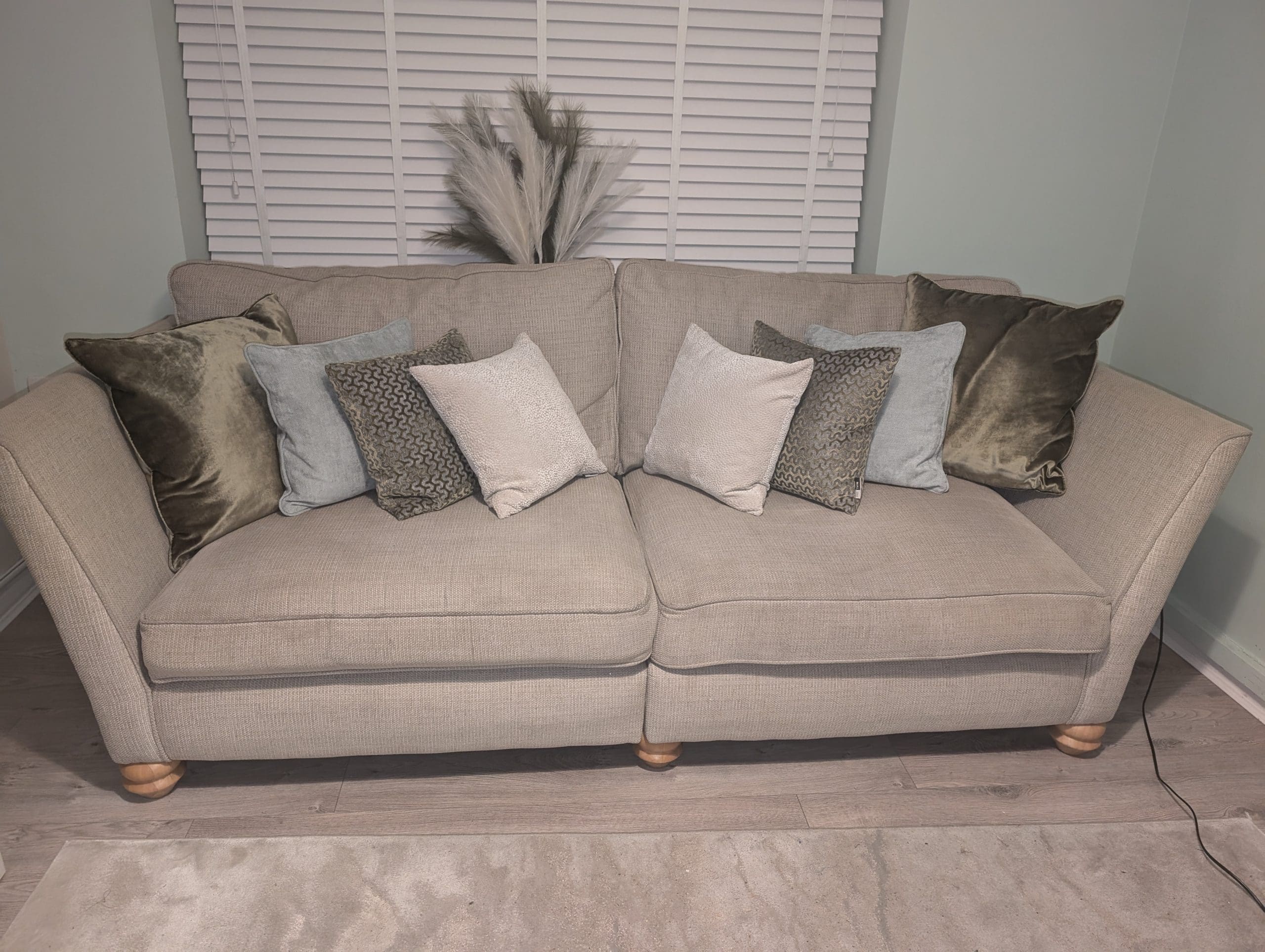 Oak Furniture Land 4 seater beige sofa – Sofalistic | The Sofa Marketplace, buy and sell ...