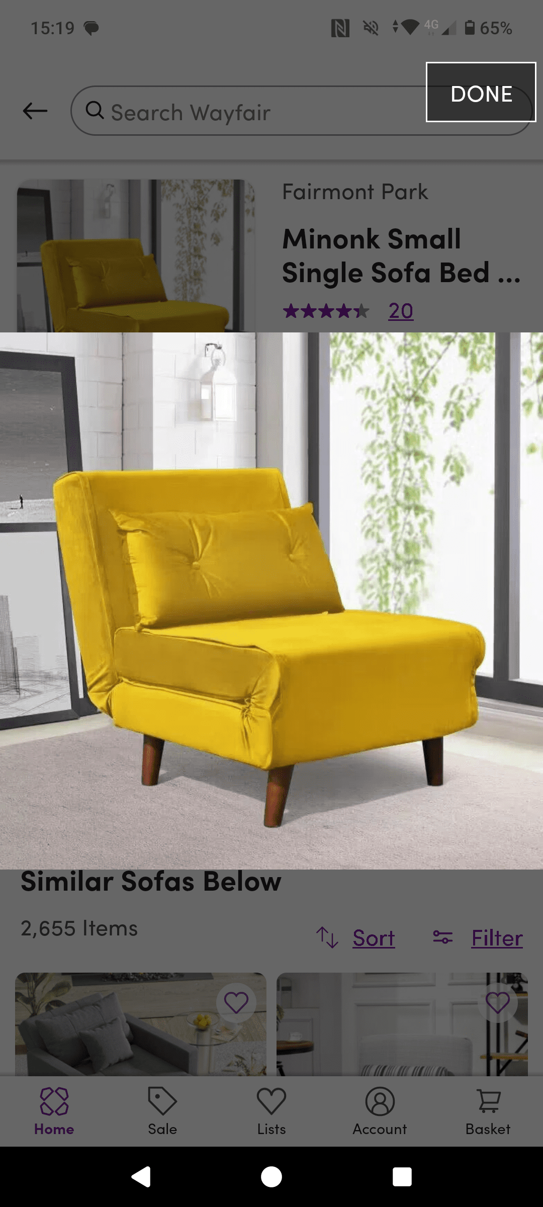 Wayfair small couch store
