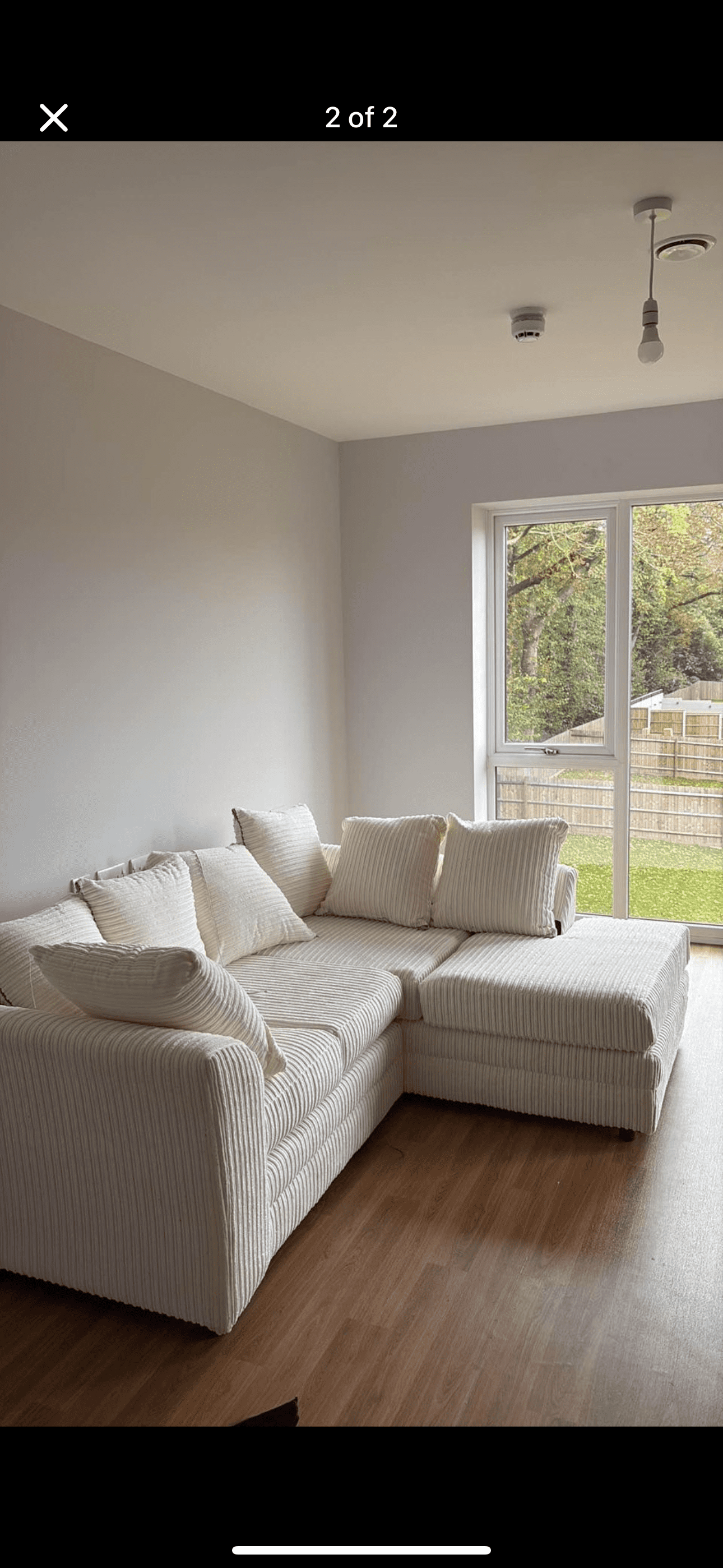 Jumbo cord Cream Corner sofa – Sofalistic | The Sofa Marketplace, buy ...