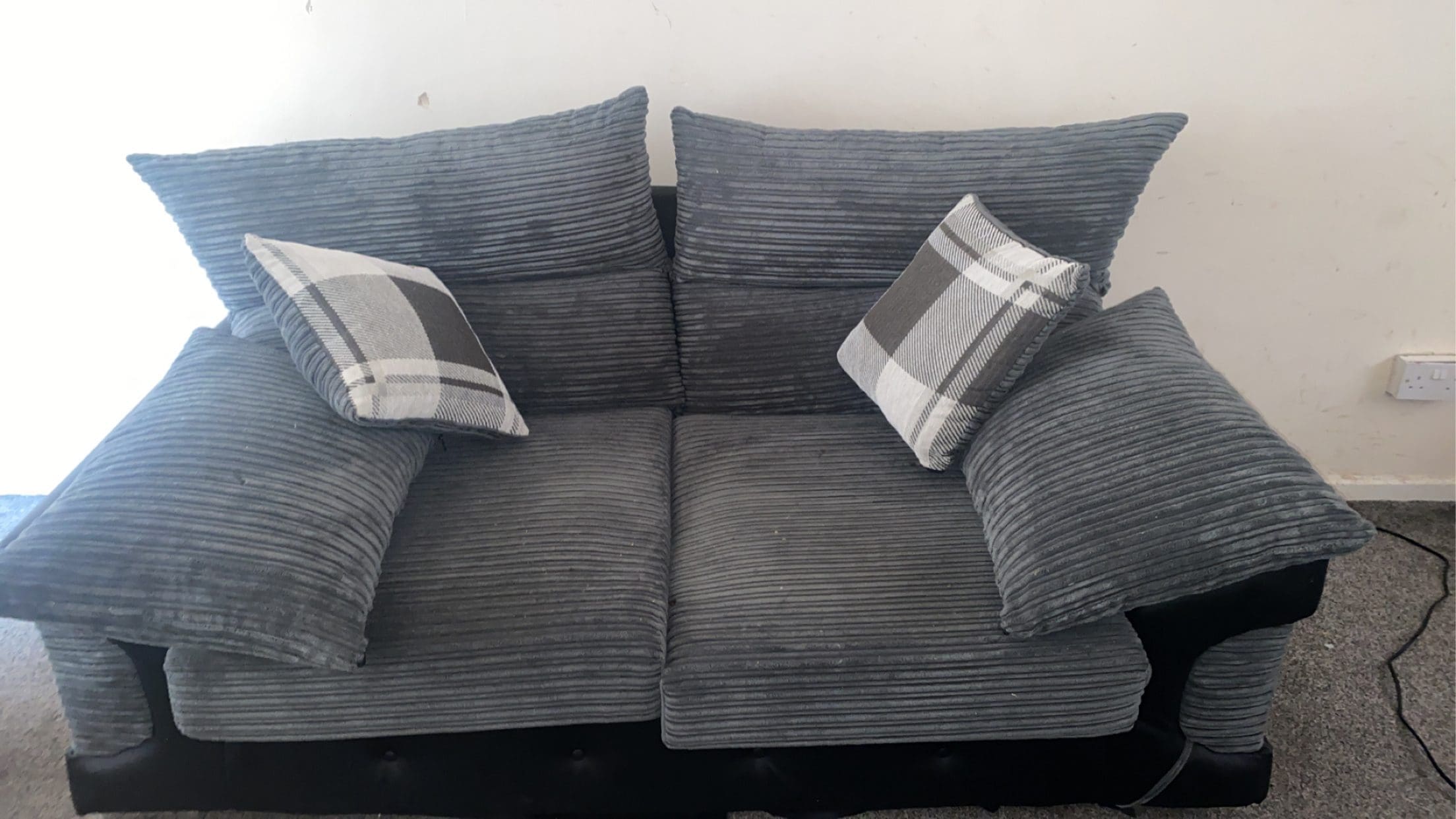 Ryan 2 seater sofa Grey – Sofalistic | The Sofa Marketplace, buy and ...