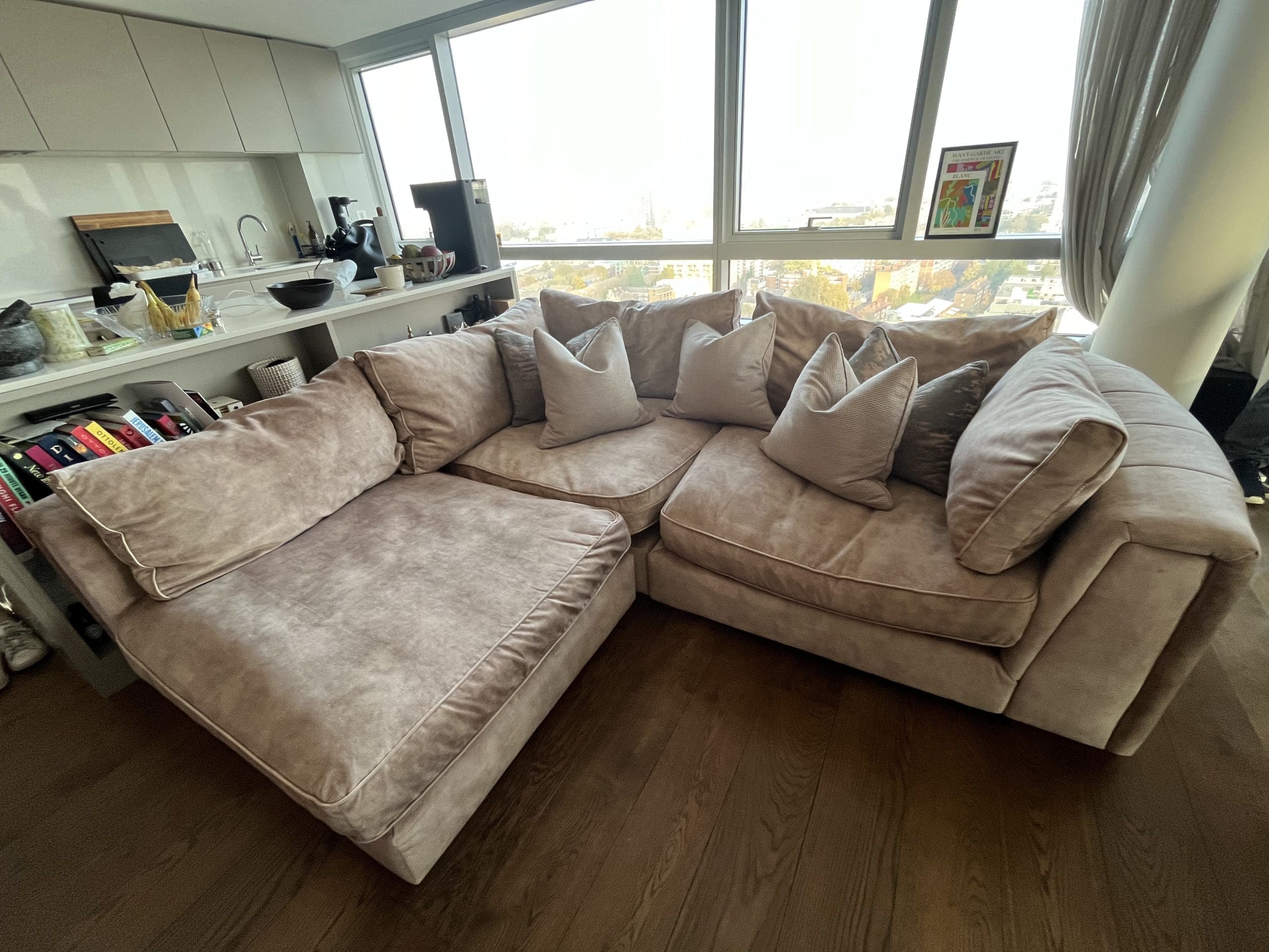 Super Comfortable Corner Sofa | Sofology, Emperor, Lucerne Champagne ...
