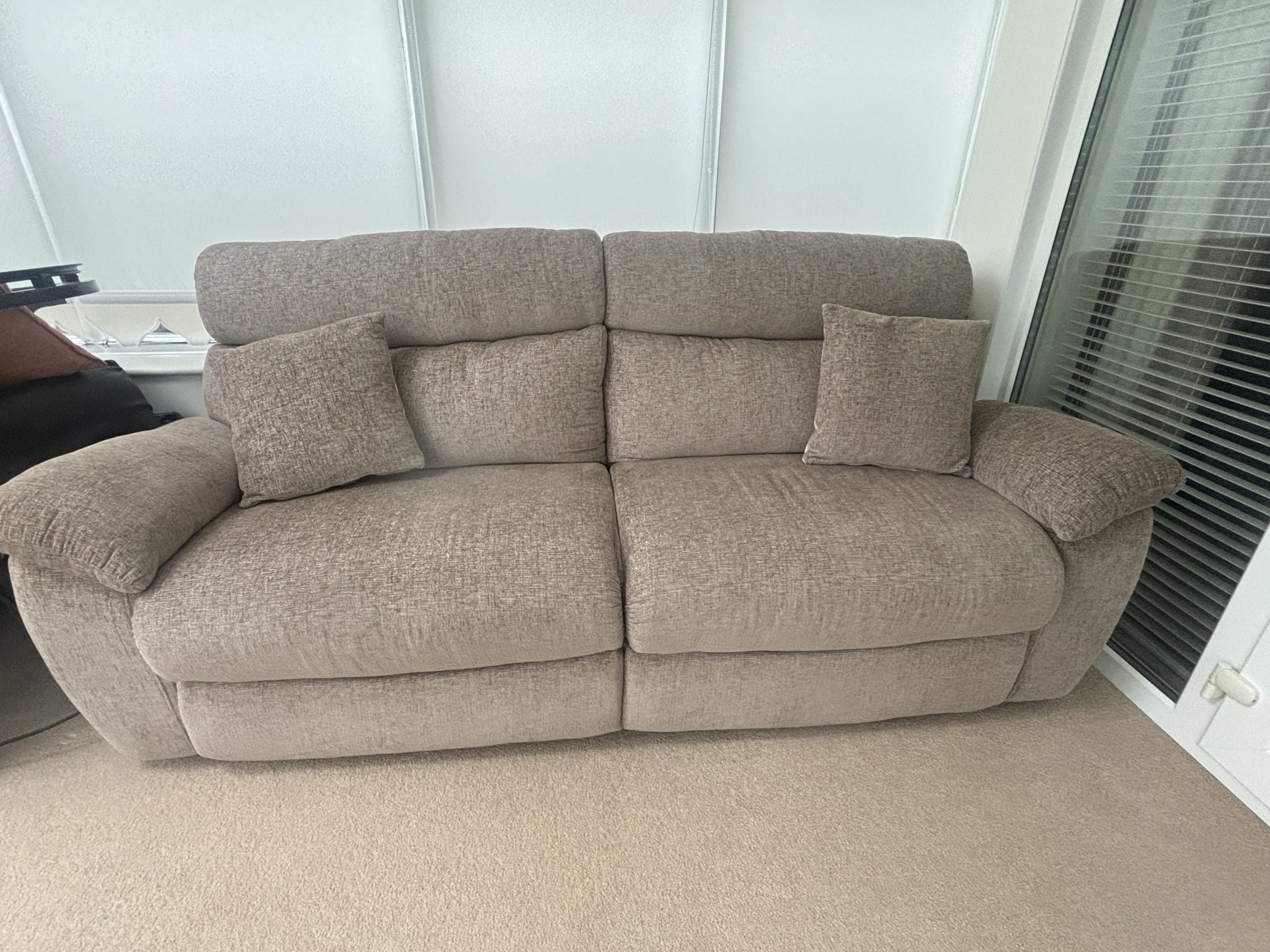 SCS Mink ‘Cloud’ three piece Sofa Set – Sofalistic | The Sofa ...