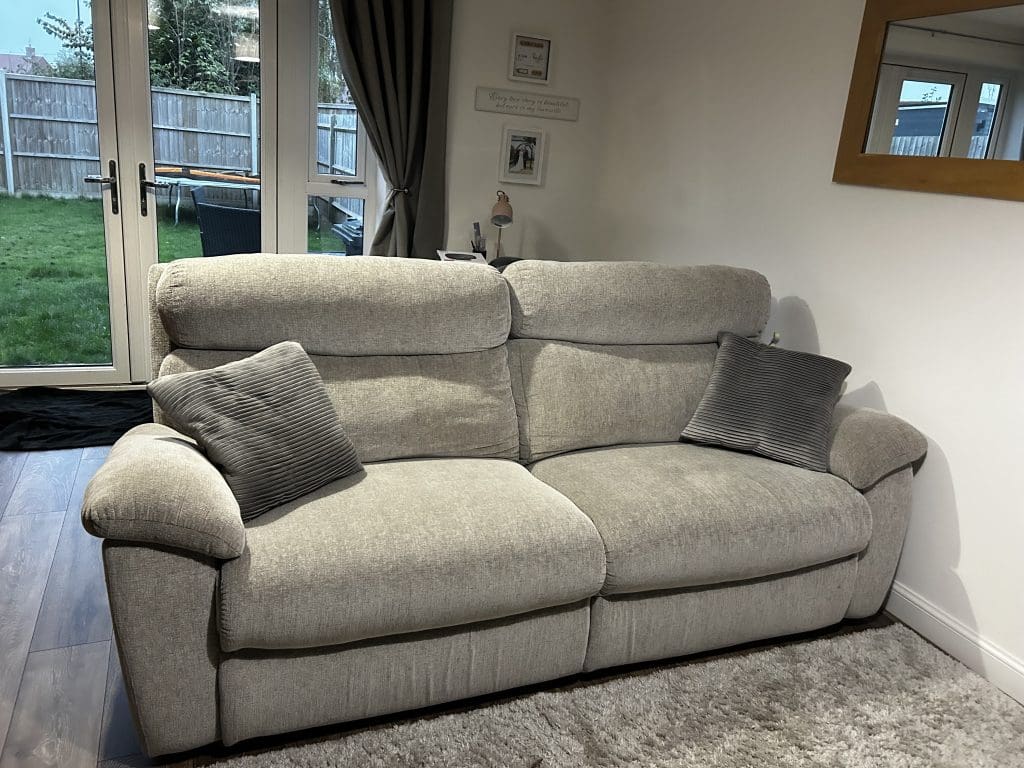 Scs cloud grey recliner sofa – Sofalistic | The Sofa Marketplace, buy and sell preloved sofas ...
