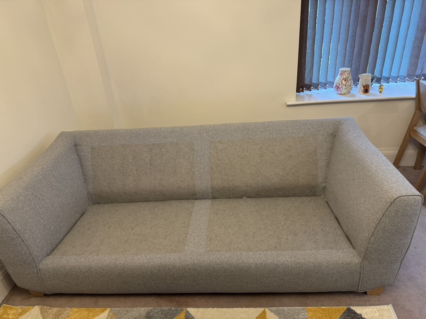 Silver 4 Seater DFS sofa, Nearly new. – Sofalistic | The Sofa ...