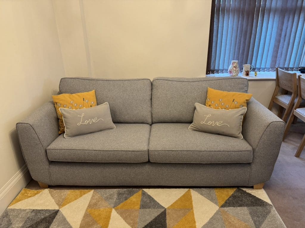 Silver 4 Seater DFS sofa, 3 MONTHS OLD!!! – Sofalistic | The Sofa ...